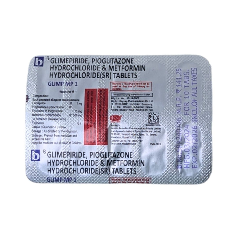 GLIMP MP1 - Type 2 Diabetes Medication – Bharat Vikas Parishad ...