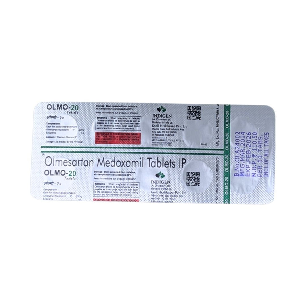 OLMO-20MG TAB – Bharat Vikas Parishad Charitable Trust
