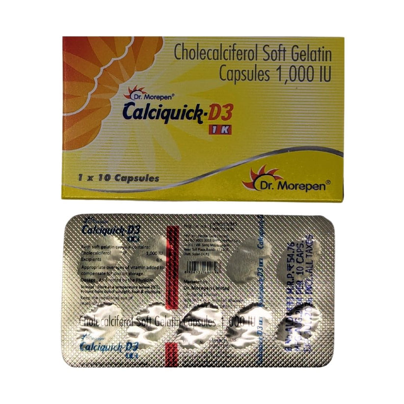 Calciquik D3 60K Caps(4's) – Bharat Vikas Parishad Charitable Trust