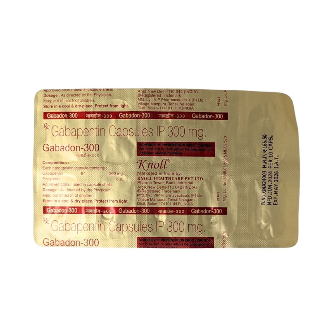 GABADON 300mg CAP – Bharat Vikas Parishad Charitable Trust