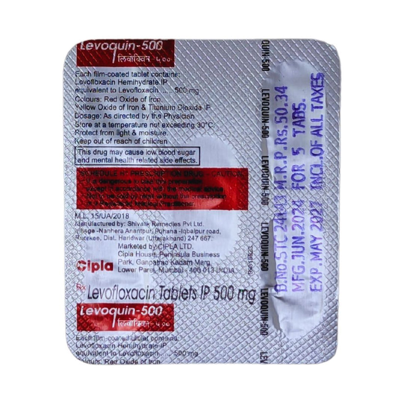 Levoquin 500 – Bharat Vikas Parishad Charitable Trust