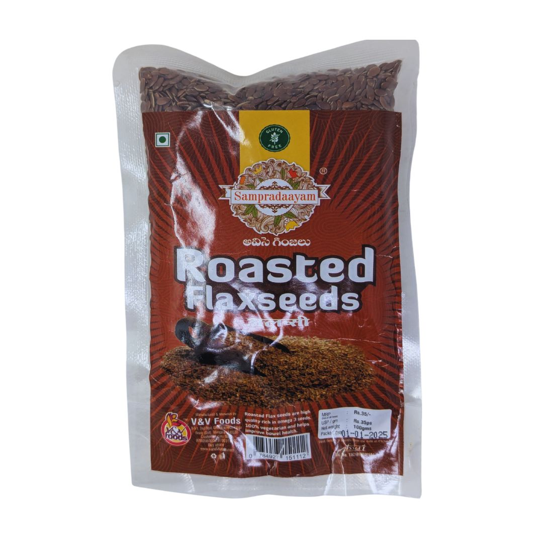 Sampradaayam Roasted Flaxseeds 100 g – Bharat Vikas Parishad Charitable ...
